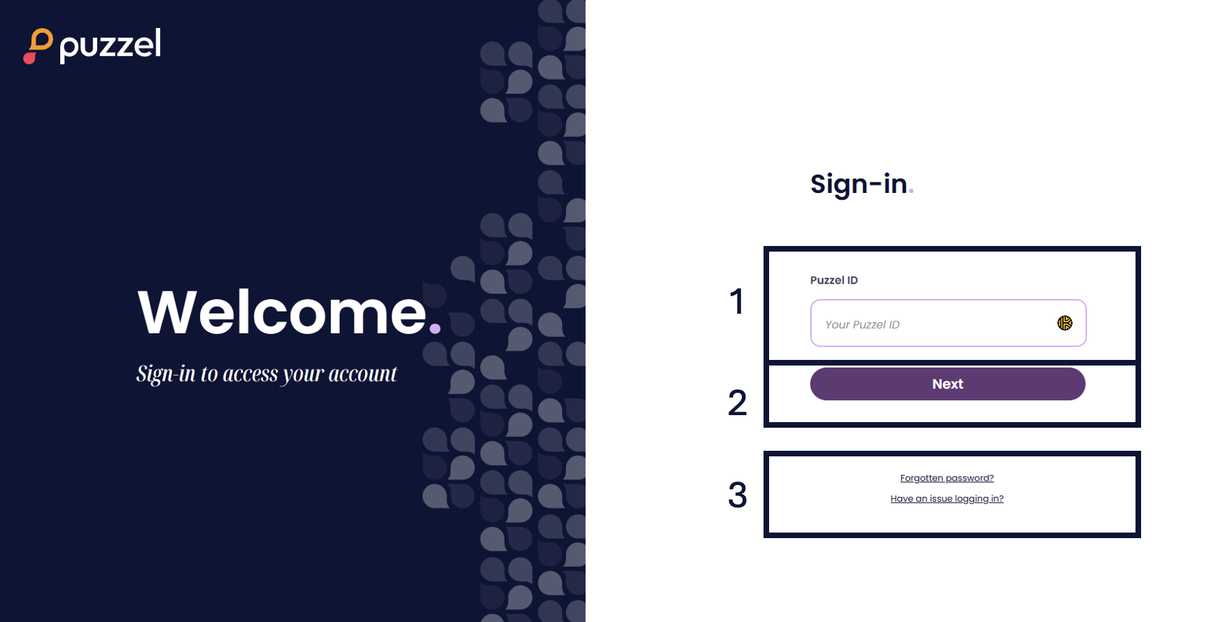 How to Sign in using Puzzel ID | Puzzel Help Centre